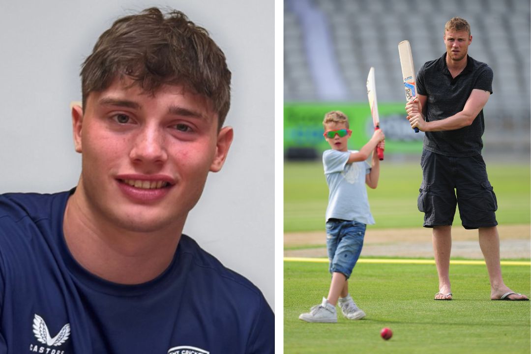 Freddie Flintoff's son Corey follows in dad's footsteps with big career ...