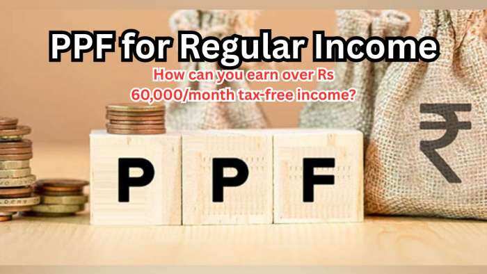 PPF for Regular Income: How can you generate over Rs 60,000/month tax ...