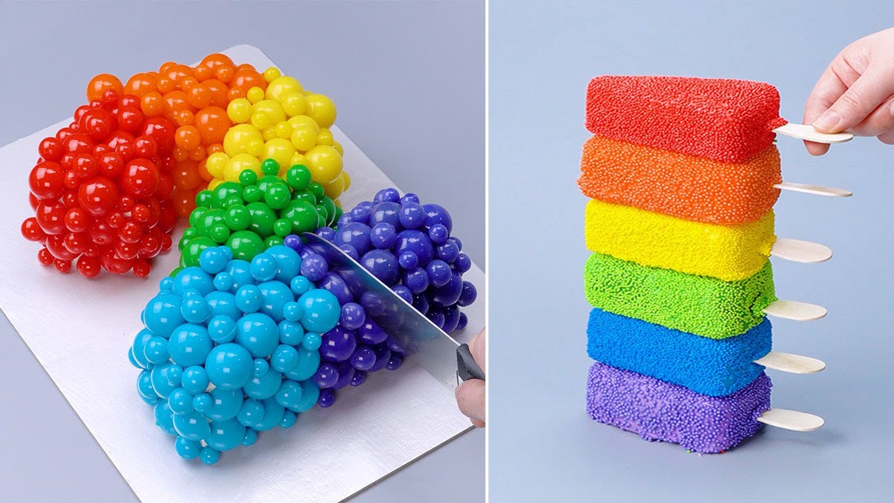 Rainbow Cake Decorating Ideas | Colorful & Fun Designs