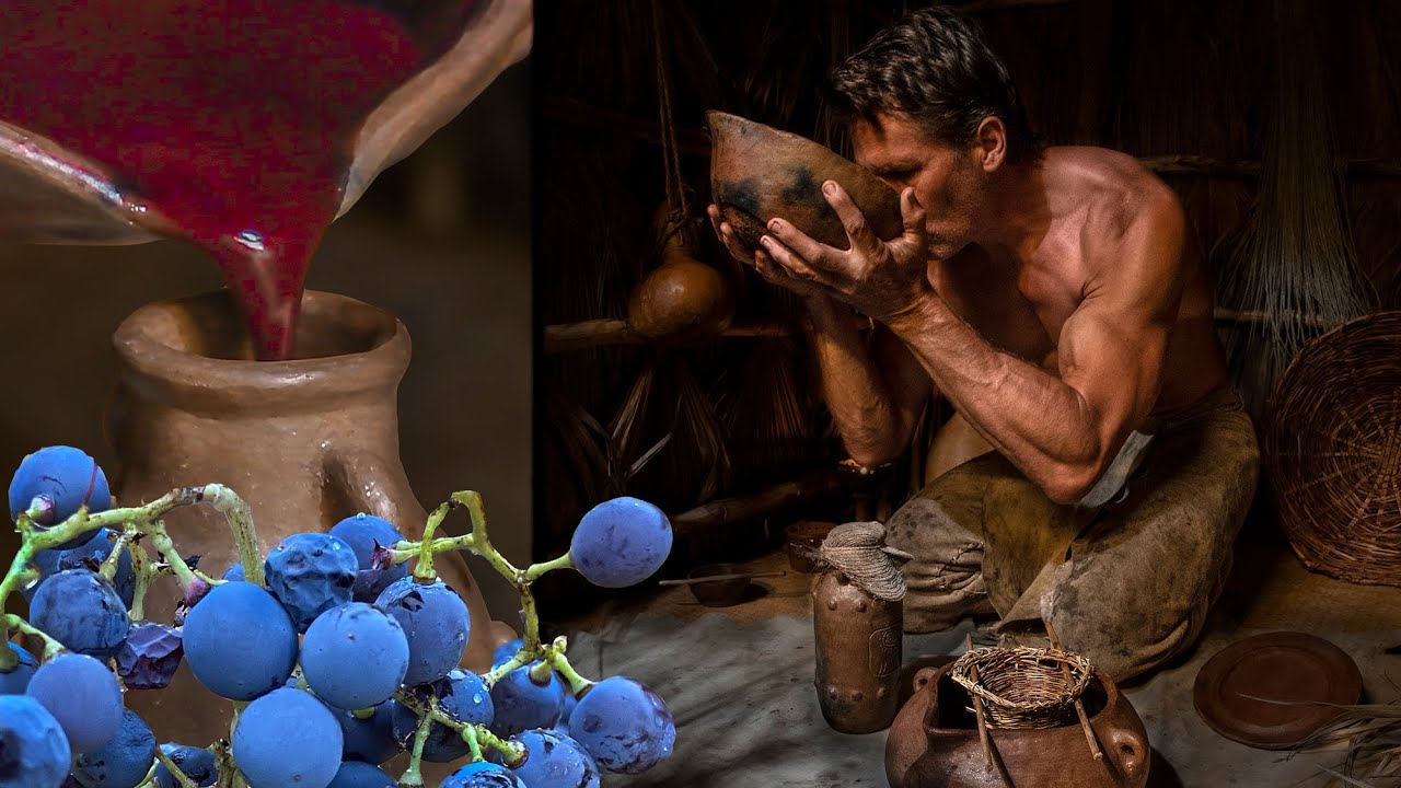 Primitive Drink: super easy method using wild grapes
