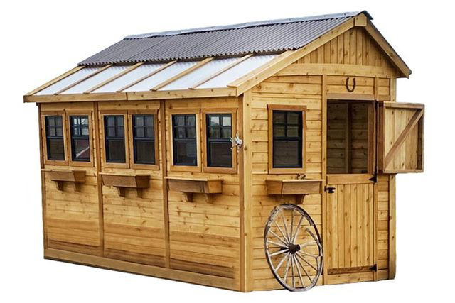 This Charming Cabin-Style Tiny House Has A Full Front Porch, Flower ...