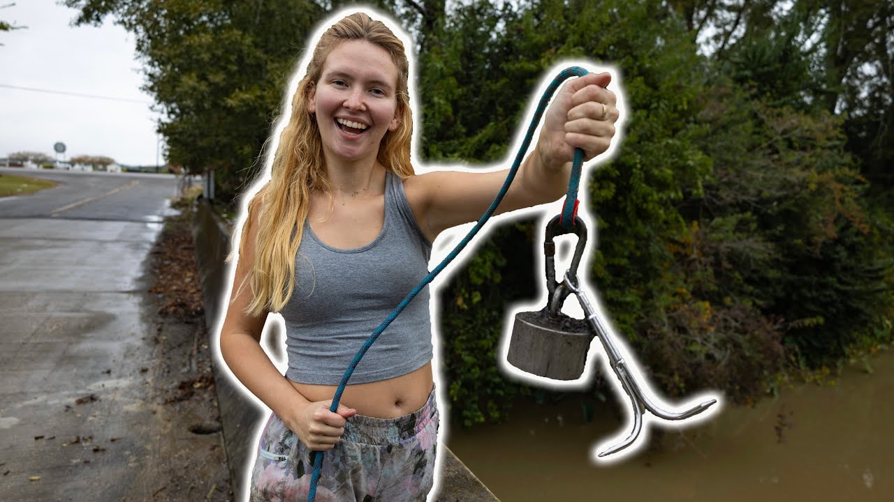 Dangerous items found while magnet fishing - loaded treasure in magnet ...