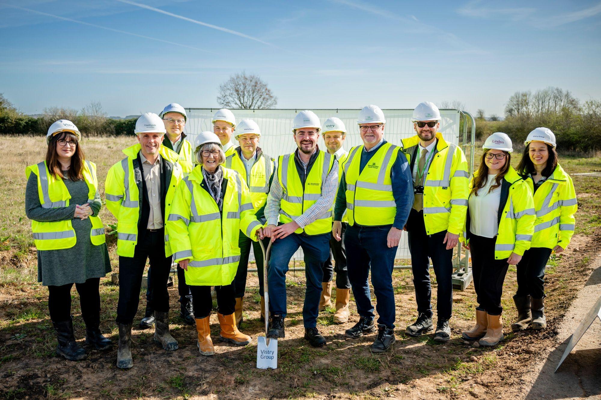 Vistry Group celebrates start of work on 763 new homes at Top Wighay
