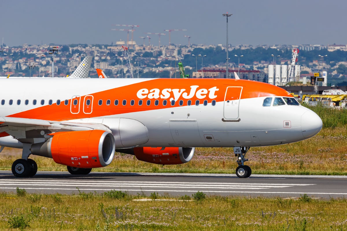 Lorry smashes into rear of easyJet plane at Paris airport causing ...