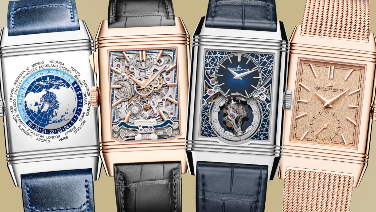 5 new Jaeger-LeCoultre Reverso models prove that it's hip to be square