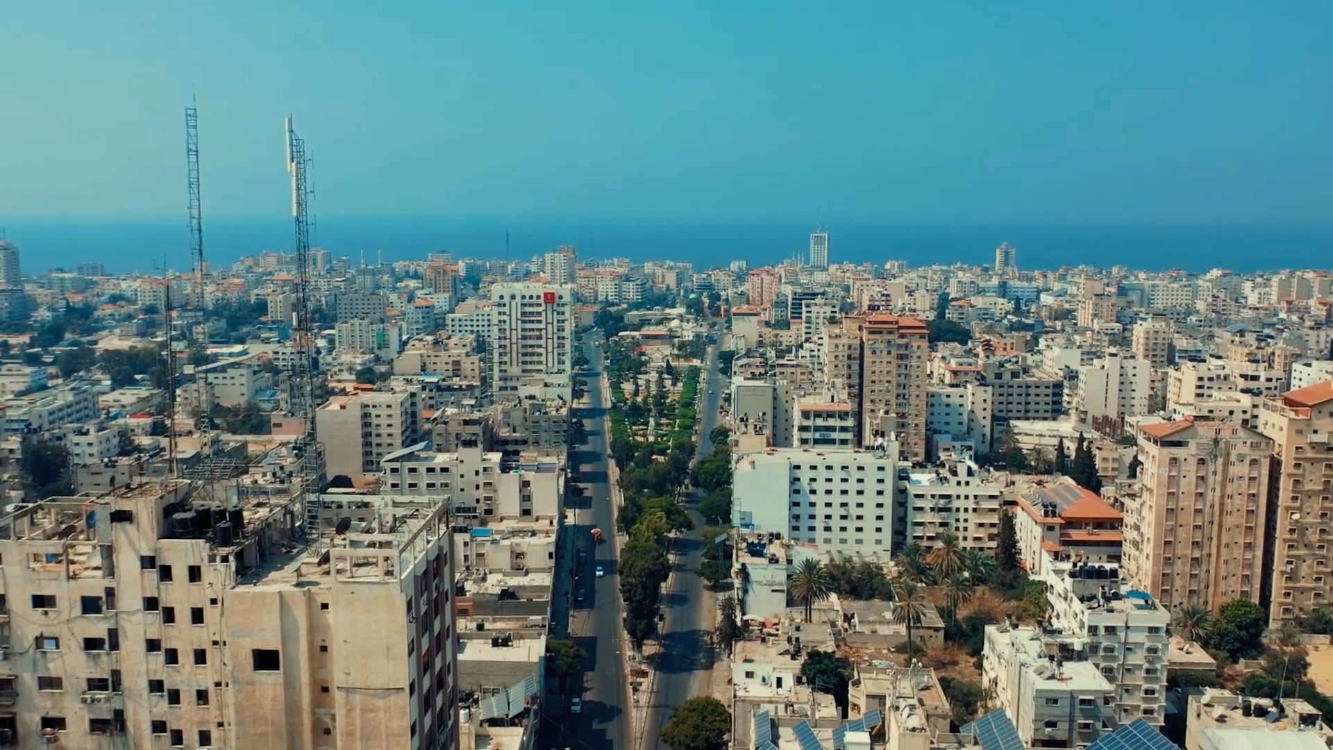 Drone revela tapeçaria histórica de Gaza antes da guerra