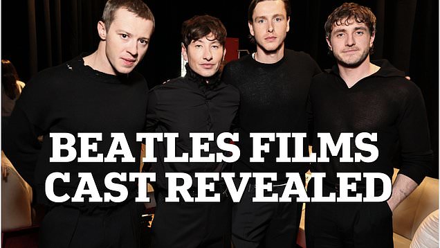 Star-studded cast revealed for epic four-film Beatles biopic project