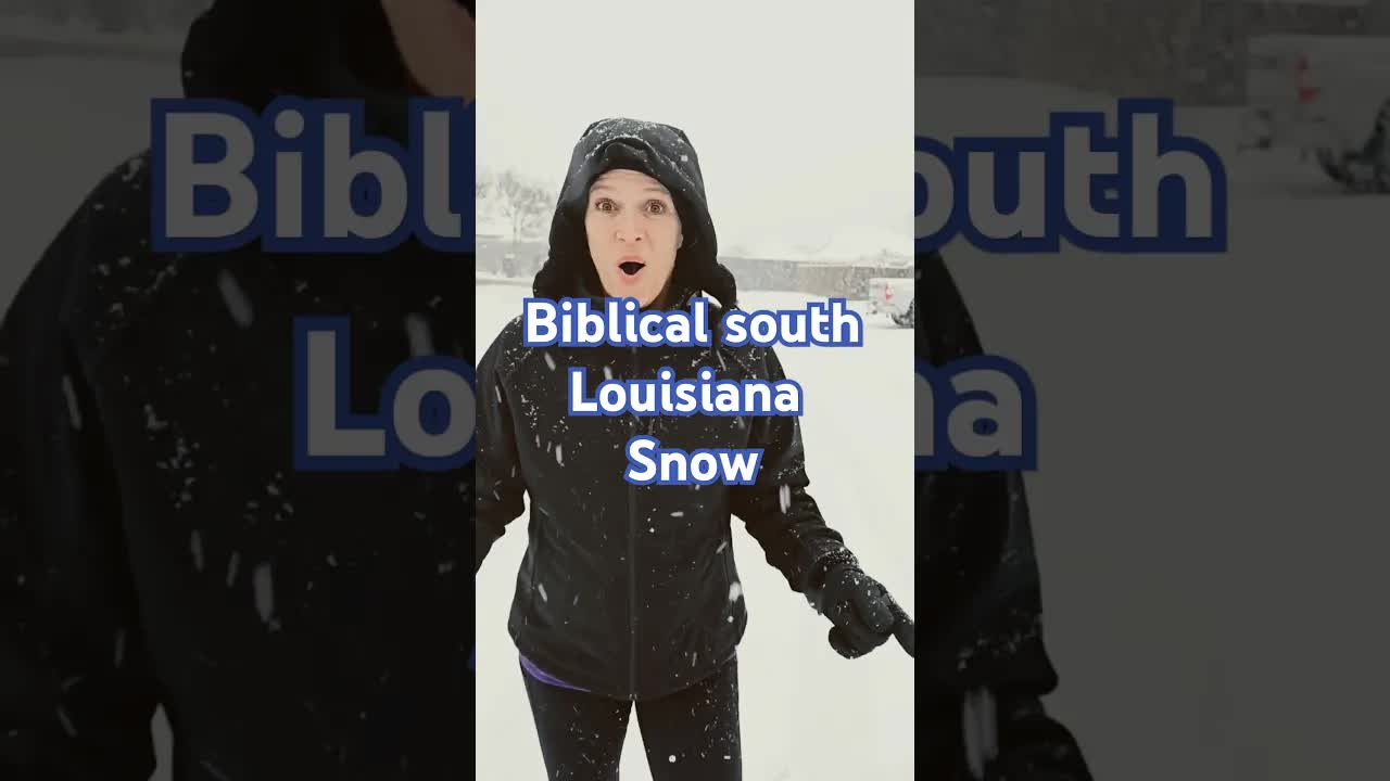 Louisiana's Unexpected Blizzard: Family Fun in the Snow