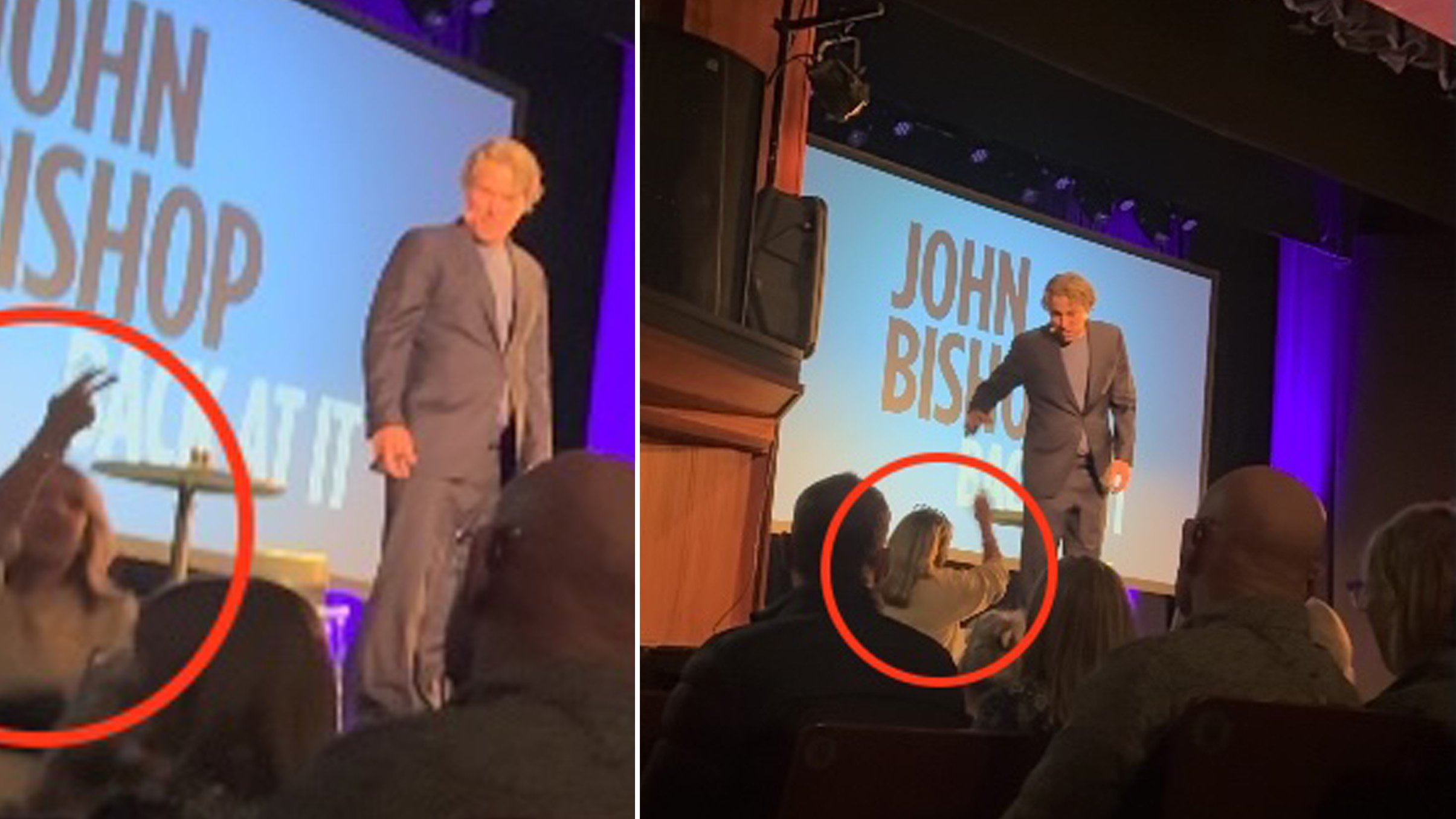 ‘Aggressive’ John Bishop audience members kicked out of show for ...