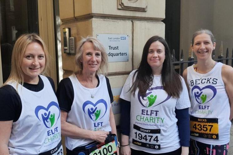 NHS staff running London Landmarks Half Marathon for NHS charity