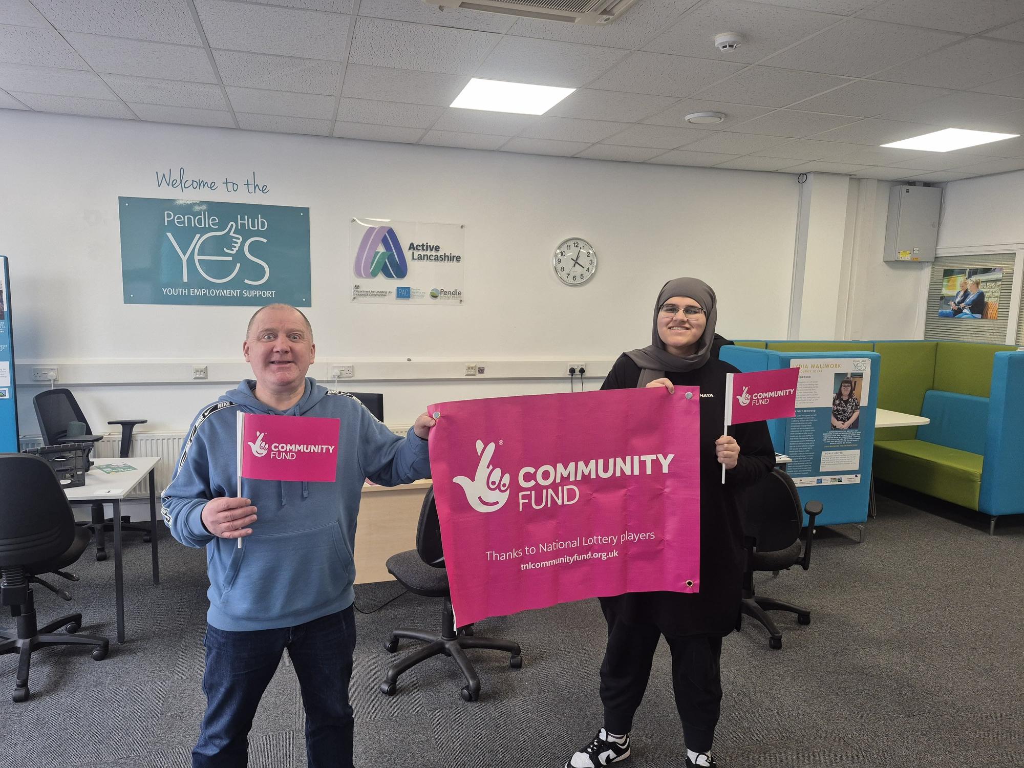 Pendle YES Hub celebrates after receiving National Lottery funding to ...