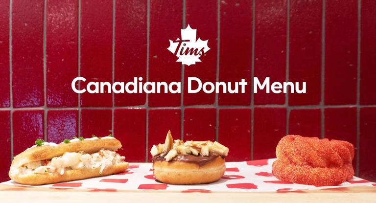 Tim Hortons just announced a new 'Canadiana Donut Menu' but there's a catch