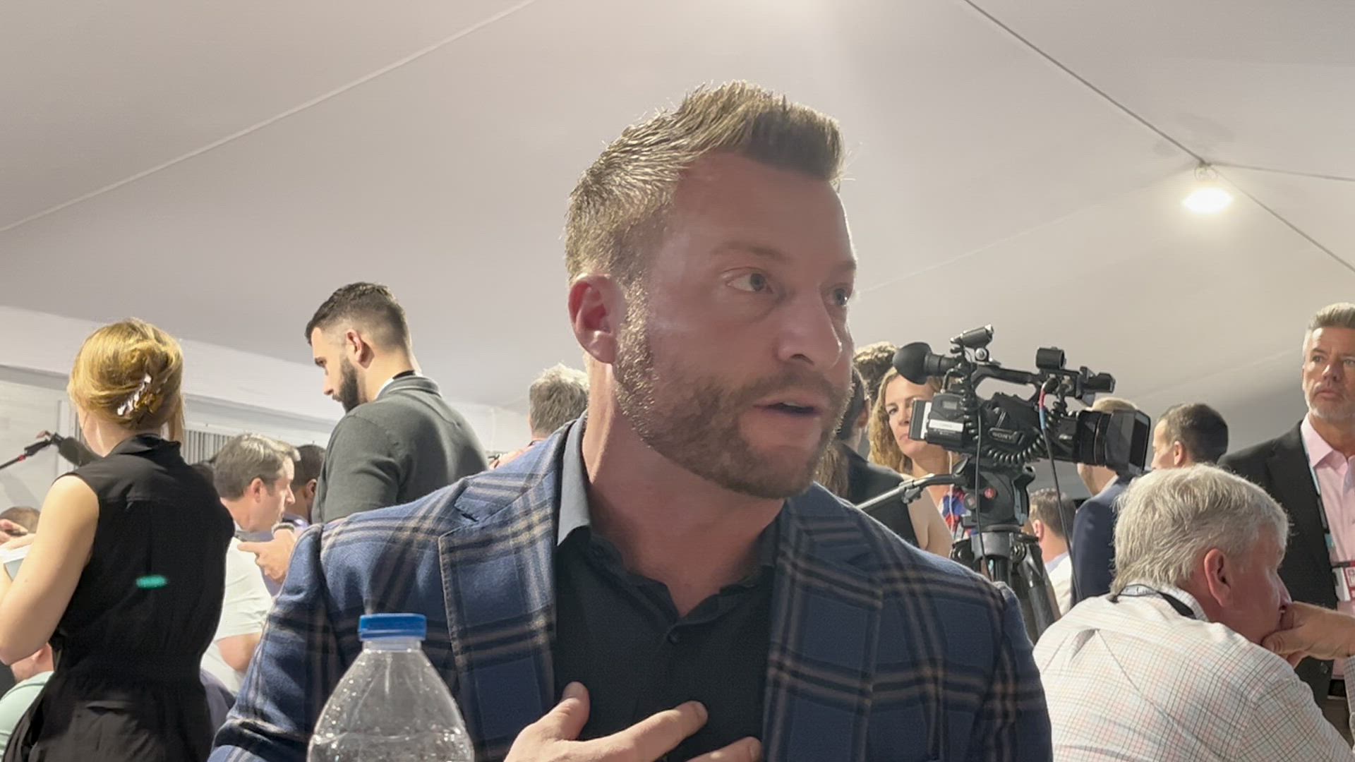 WATCH: Sean McVay on Old Liam Coen Story