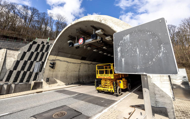 Tunnelsanierung auf Autobahn E55 beginnt