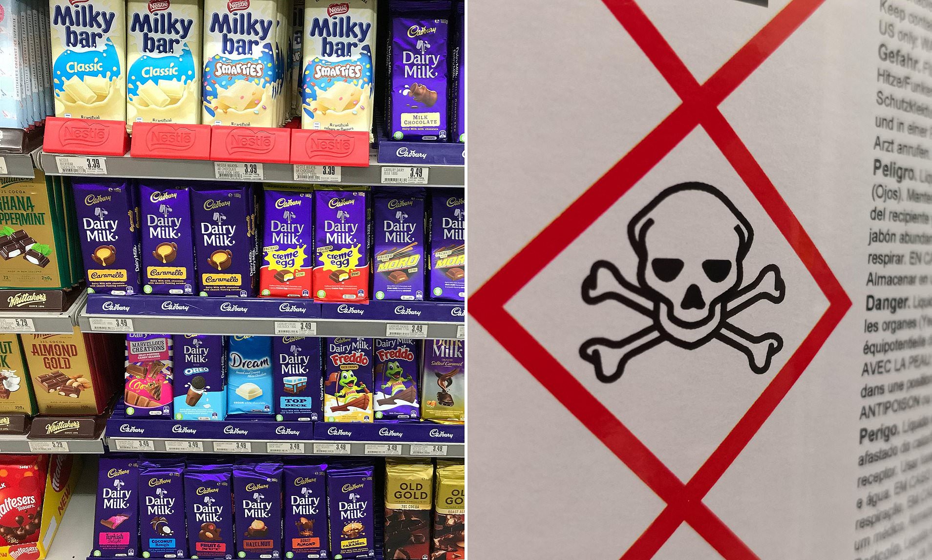 Supermarket urgently recalls chocolate bar over metal contamination