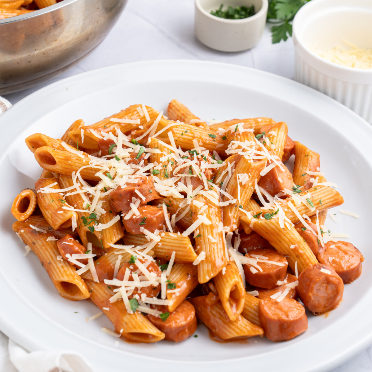 Hot Dog Pasta