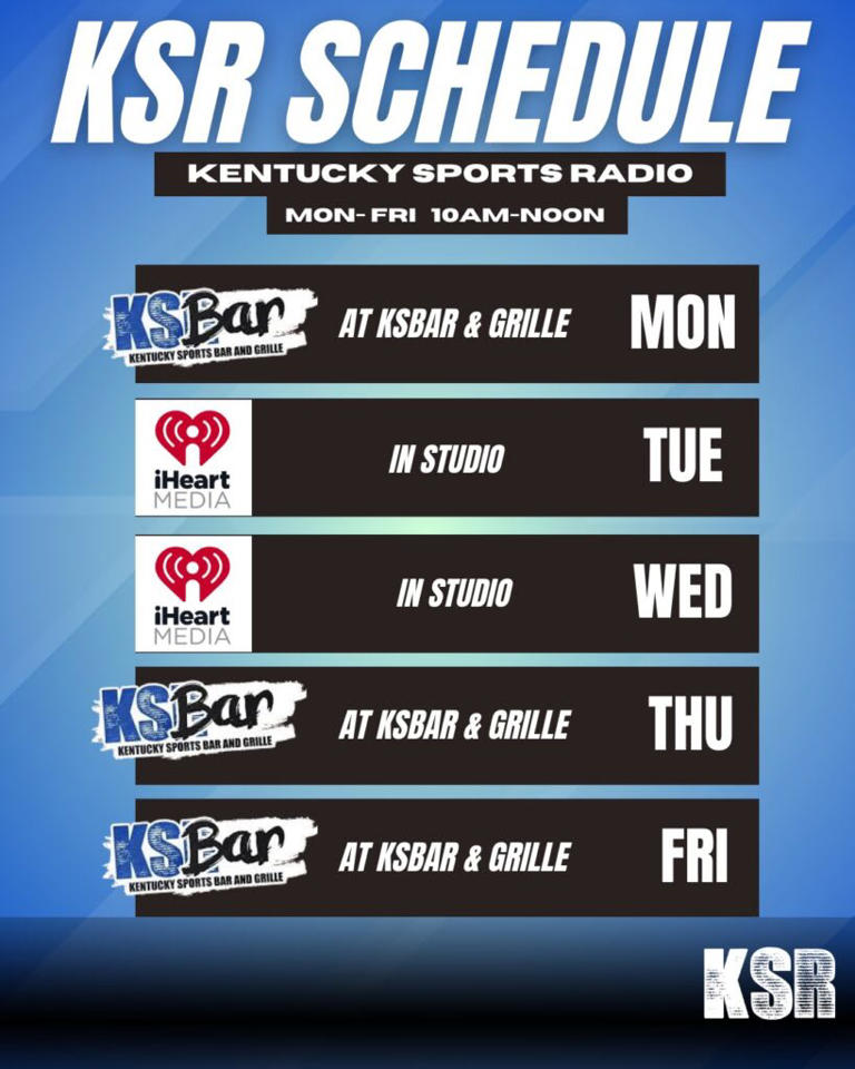 KSR Show, 4/1: Tune in from 10 to noon