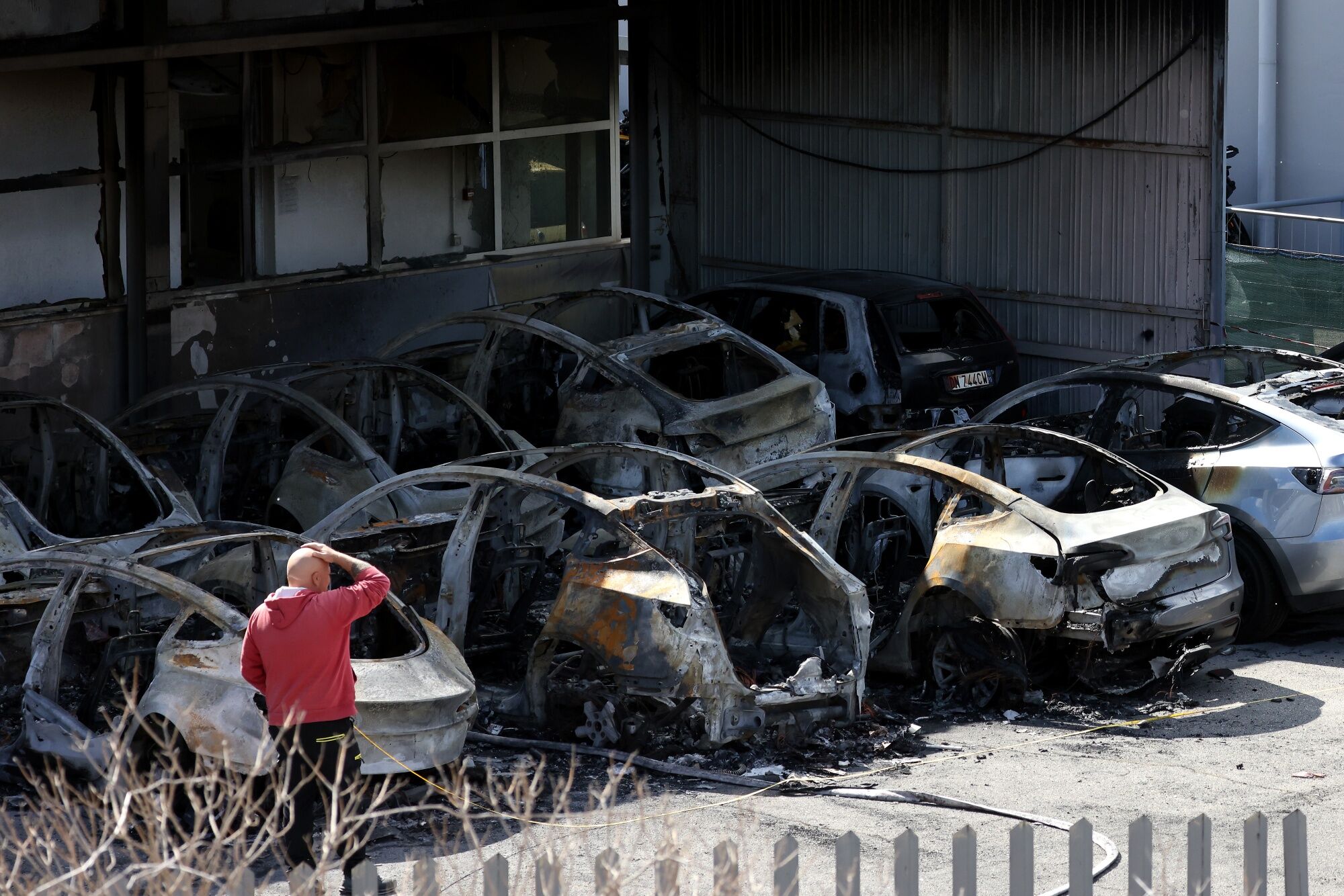 Italy Says Probing Tesla Dealer Fire for Possible Anarchist Link