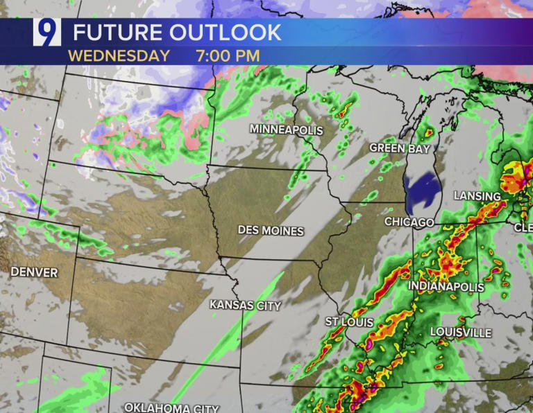 Tuesday forecast: Quiet, with increasing clouds, then severe weather threat ramps up overnight ...