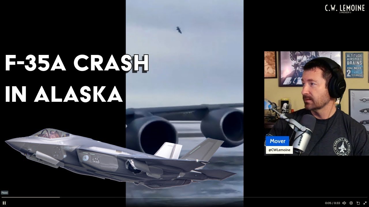 Looking Back: Dramatic F-35A Crash at Eielson AFB Caught on Video