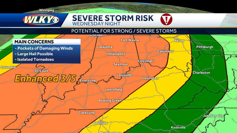 Looking ahead: More severe weather coming Wednesday; flooding, hail ...