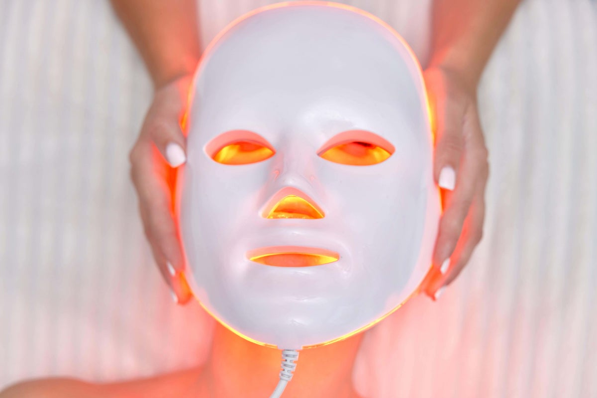 What the viral LED face masks actually do to your skin