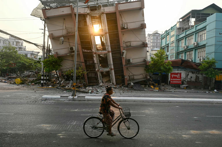 Myanmar images reveal scale of quake destruction as death toll climbs ...