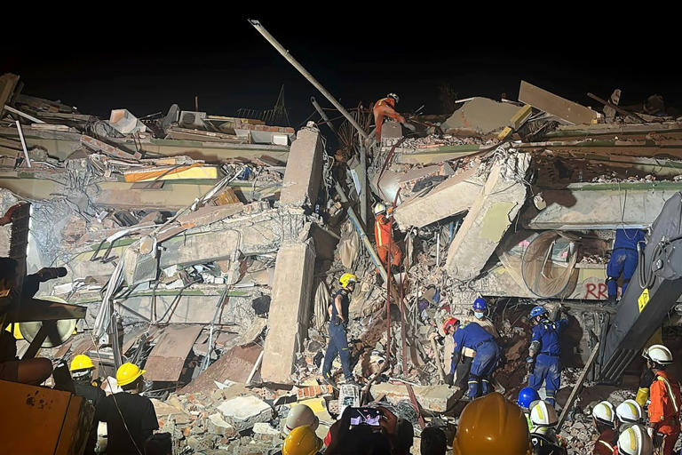 Myanmar earthquake: Young girls trapped under rubble with grandmother ...