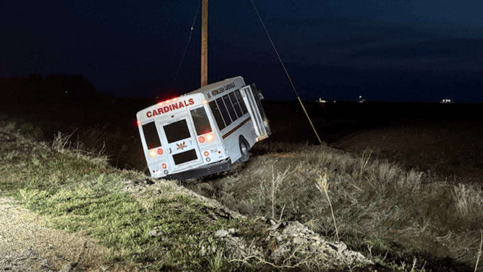 No injuries in Hermleigh ISD bus crash; driver cited for unsafe speed