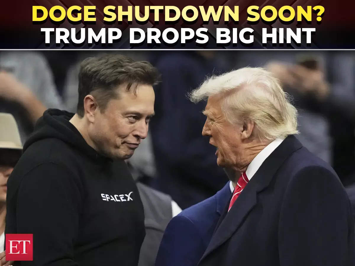'Musk will be going back': Trump hints at possible DOGE shutdown; Tesla ...