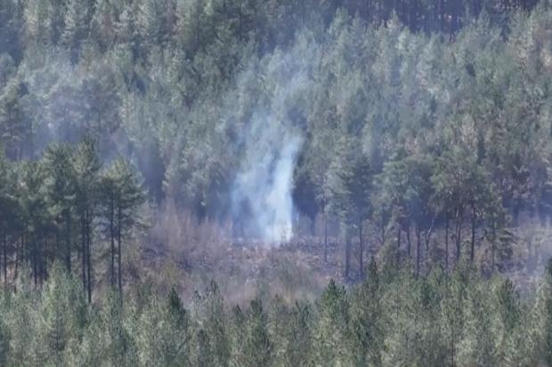 WATCH: First blaze tears through country park as wildfire warning issued