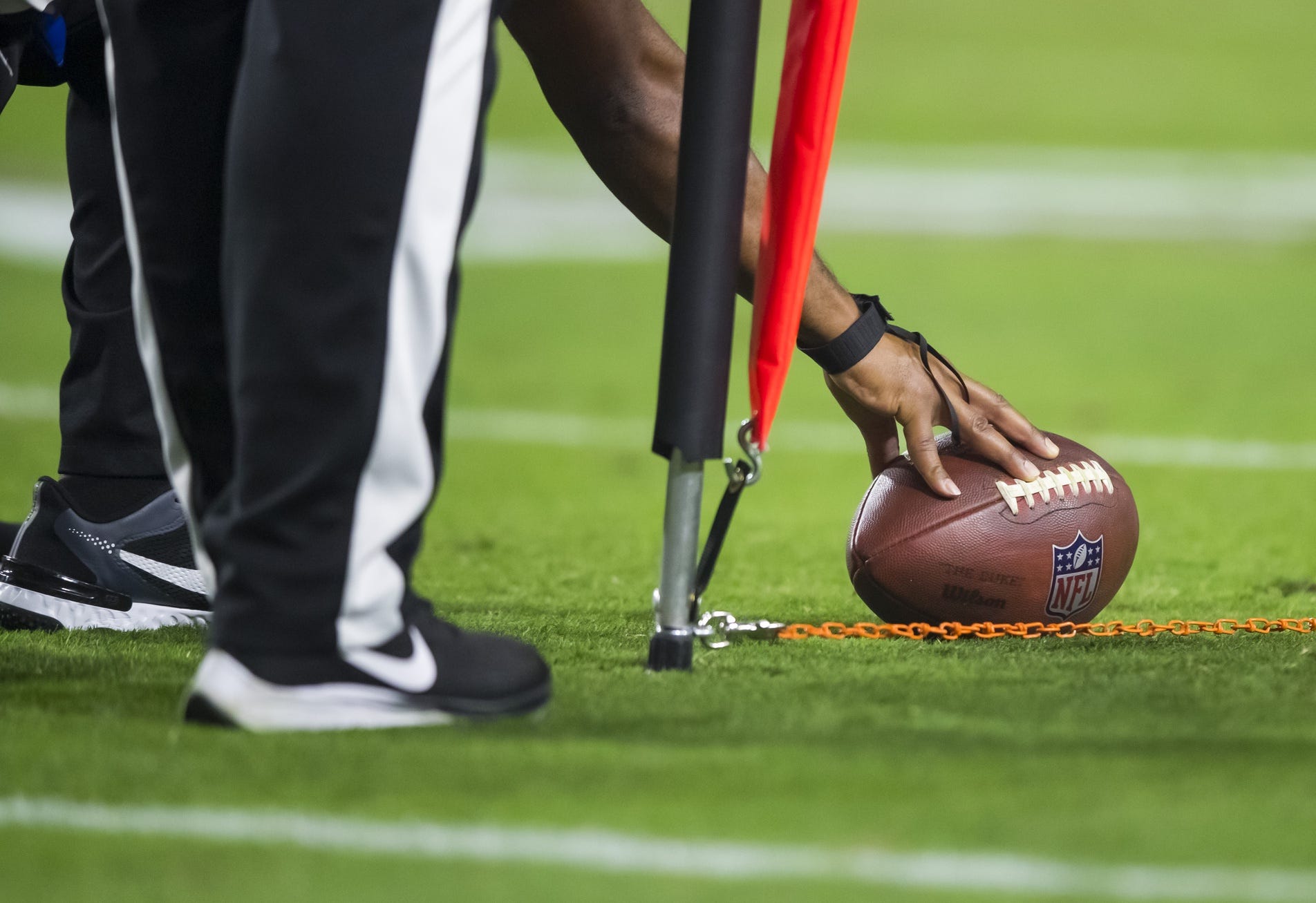 No more index cards: NFL to adopt Hawk-Eye tech to measure first down ...