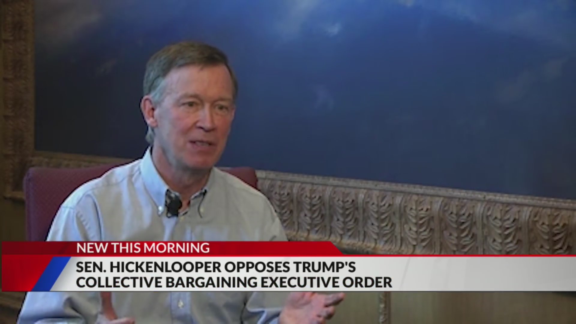 Sen. Hickenlooper speaks out against Trump's order on federal worker unions