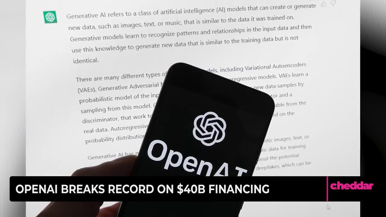 OpenAI Breaks Record on $40B Financing