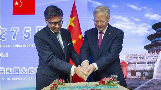 Vikram Misri attends reception at Chinese embassy, says border peace is ...