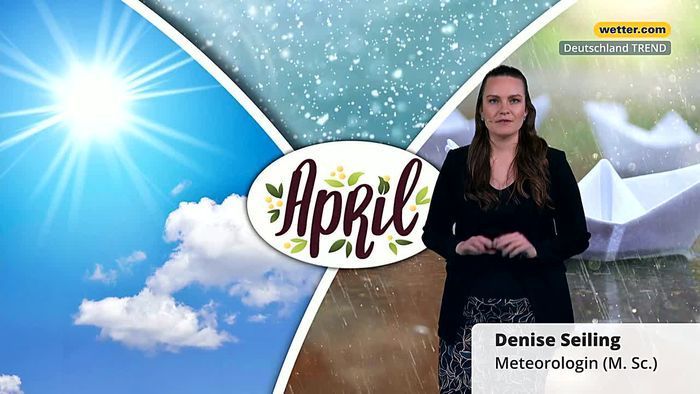 7-Tage-Wetter: Aprilwetter mit Sonne, Tropfen und Flocken