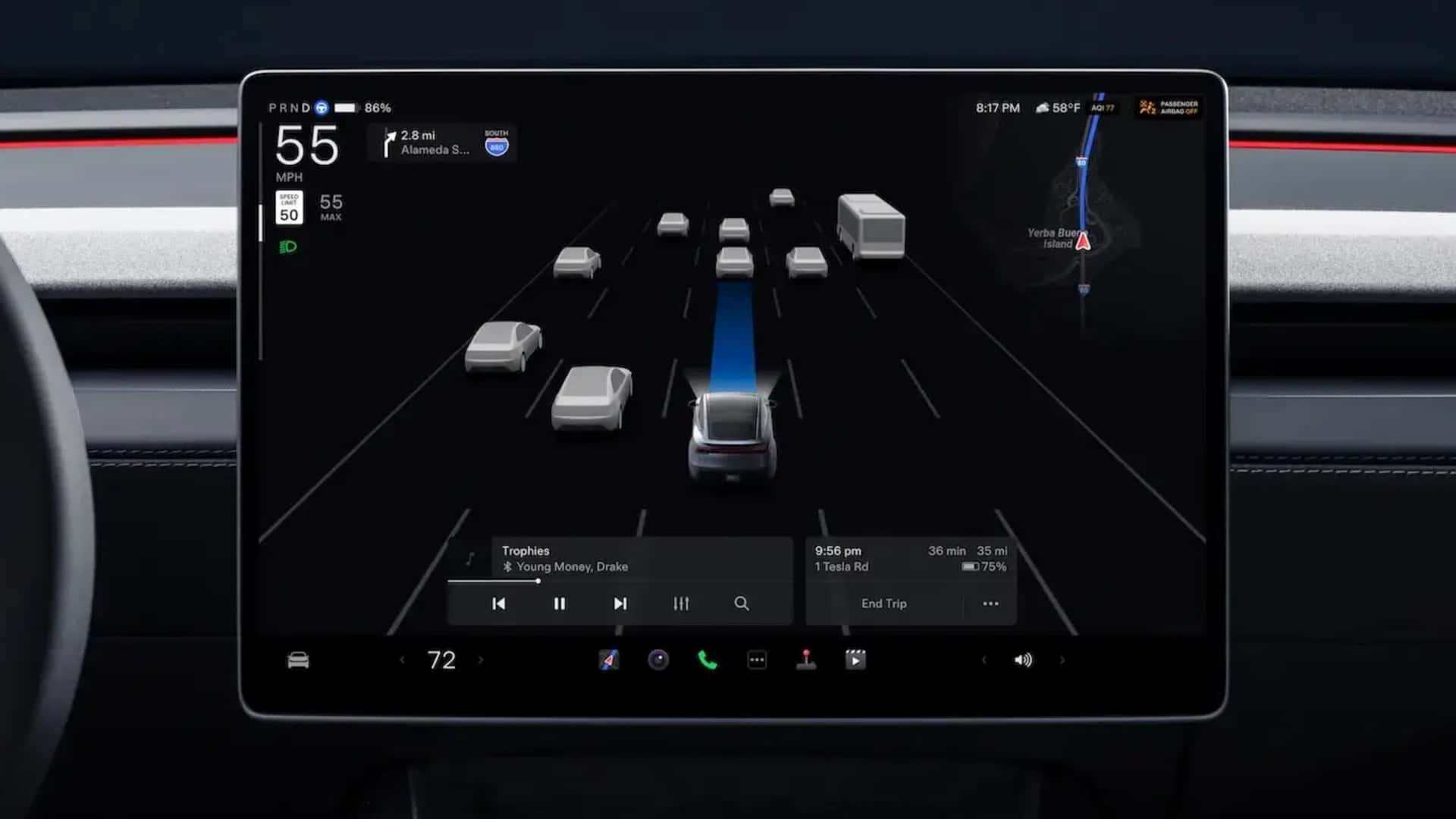 Hyundai's New Infotainment System Uses One Massive Screen