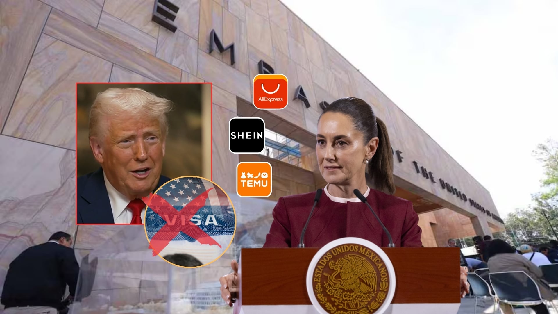¿Pueden negar visa a mexicanos por usar Shein, Temu o AliExpress ...