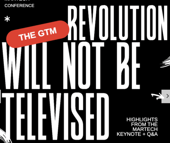 The GTM revolution is here. Are you ready?