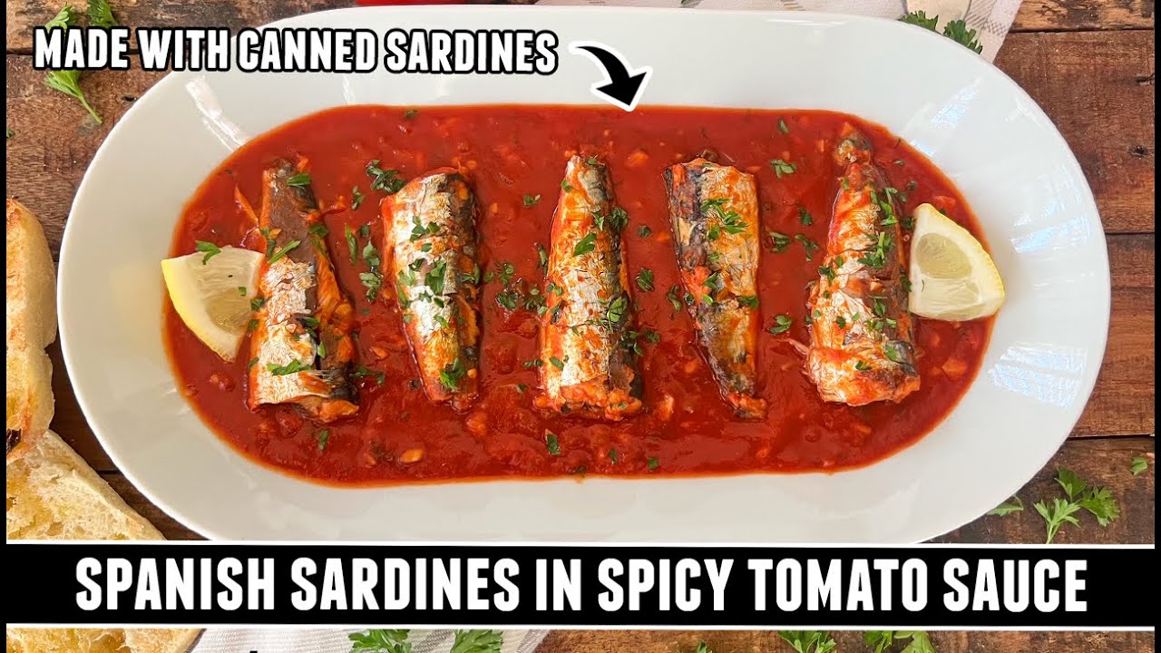 Canned Sardines in Spicy Tomato Sauce Quick & EASY 20 Minute Recipe