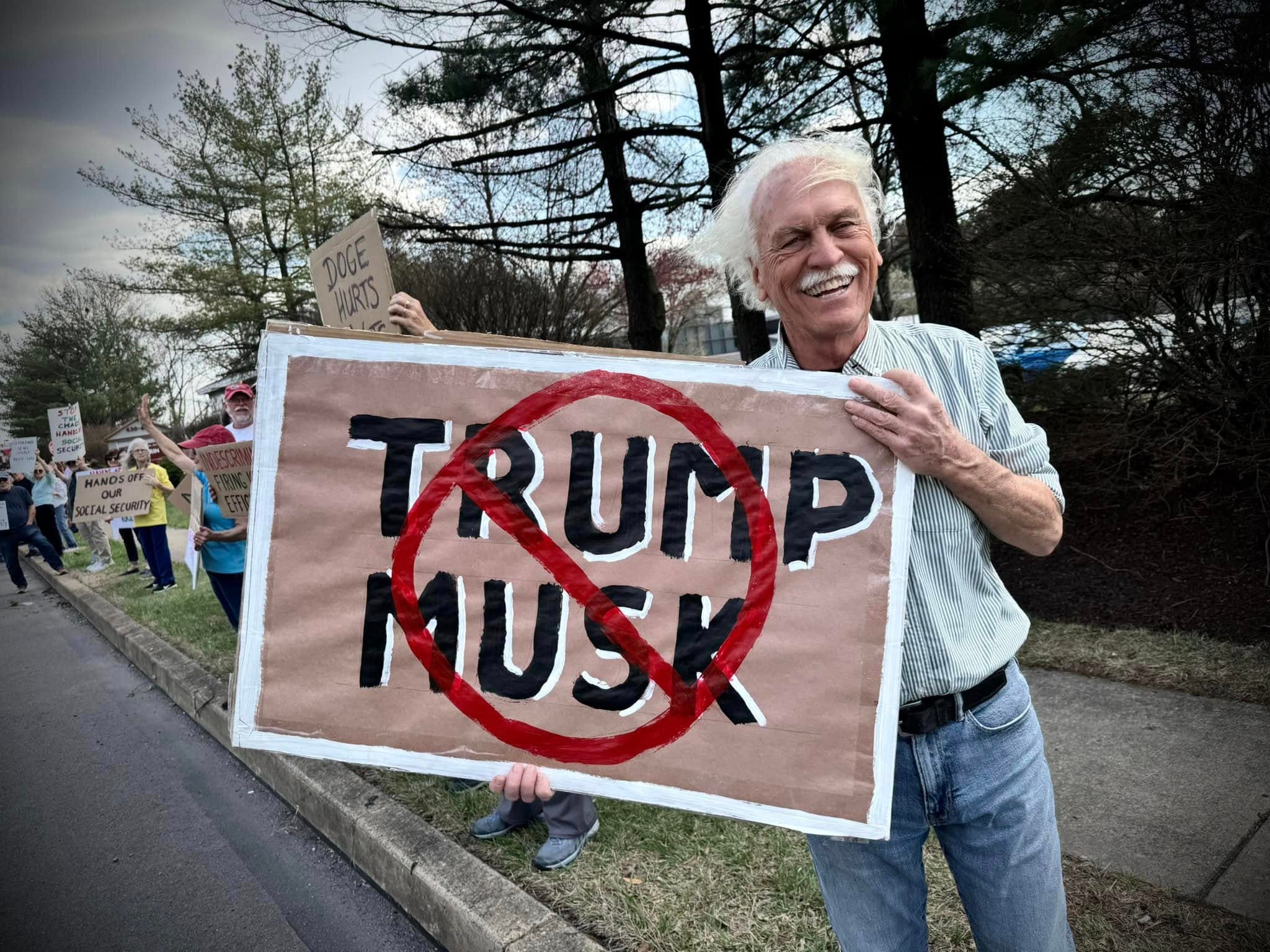 Bucks Co. Democrats Protest To Save Social Security