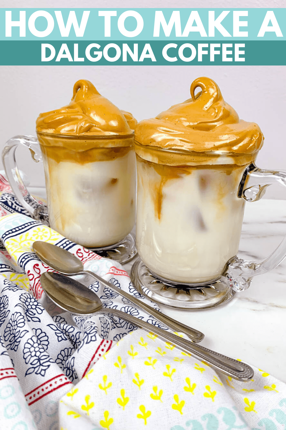 Boozy Coffee: How to Make a Kahlua Dalgona Coffee