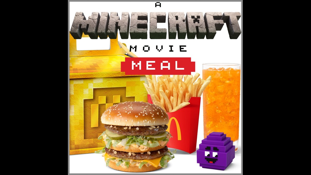 McDonald's Minecraft Movie meals have arrived. Here's what they come with