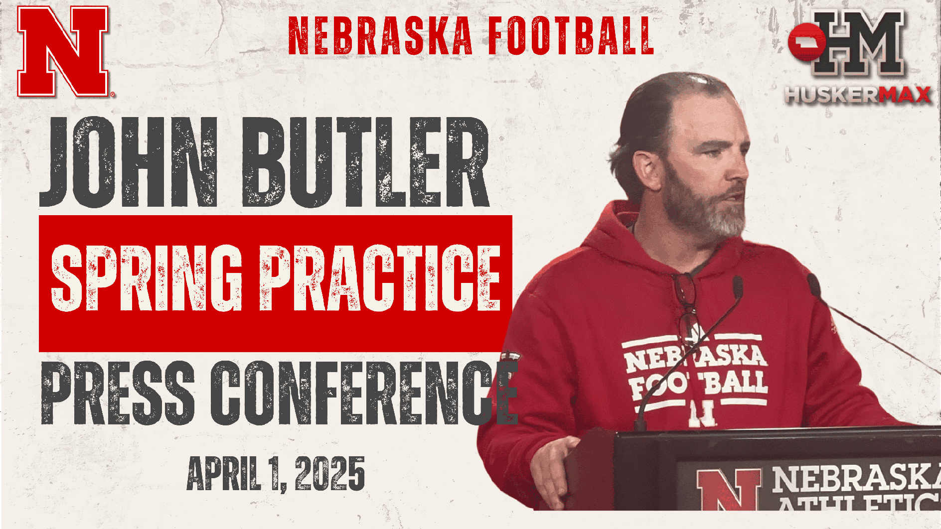 Nebraska Football Defensive Coordinator John Butler - Spring Practices ...