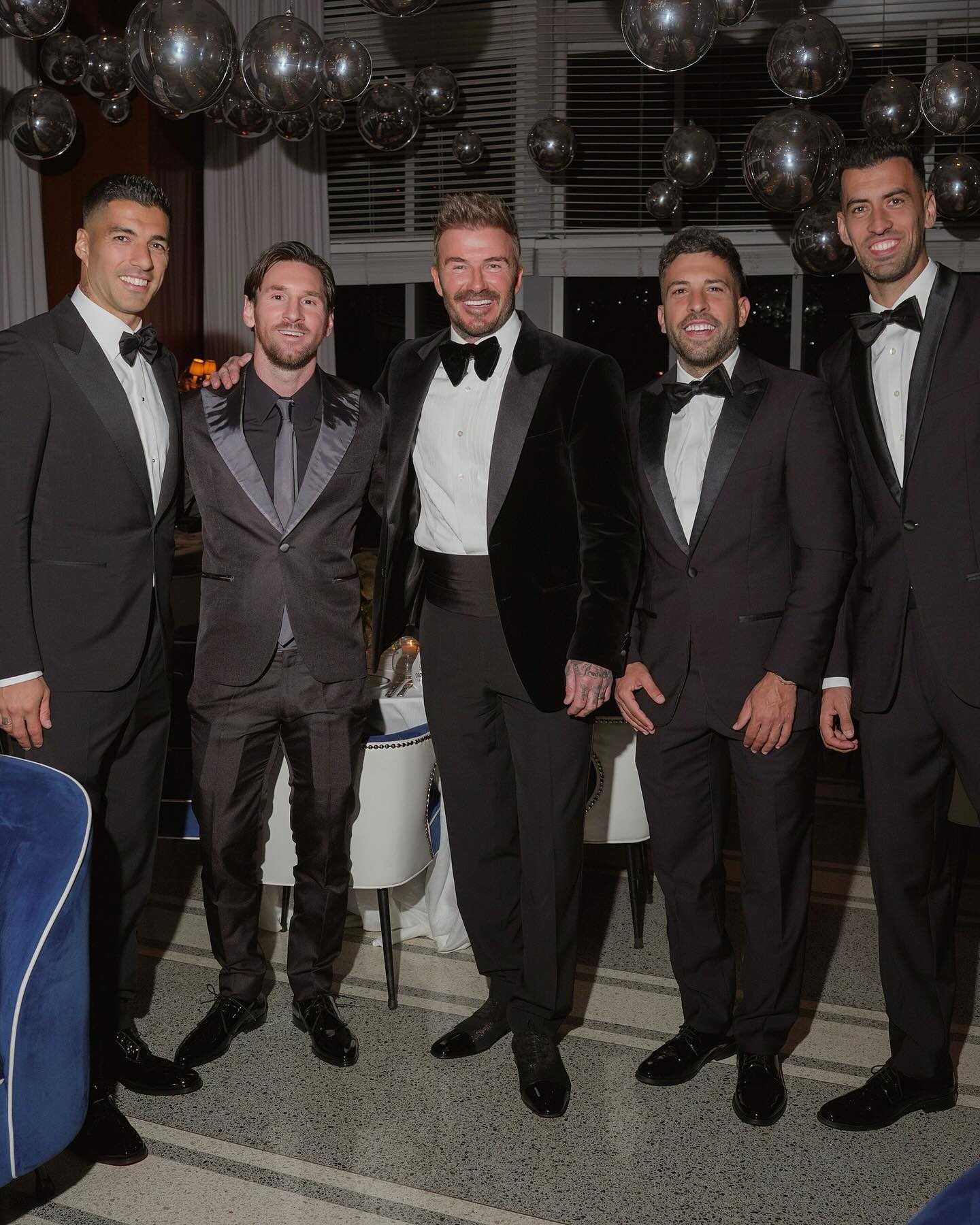David Beckham has no cares in the world at celeb-packed 50th birthday ...
