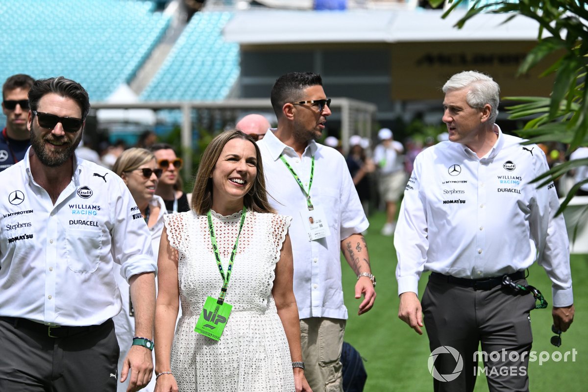 Claire Williams, Williams'ın sponsoru Santander'in F1 elçisi oldu