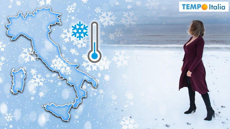 Meteo: arriva la neve anche a bassa quota