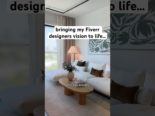 I Hired a Fiverr Designer to Redo My Apartment