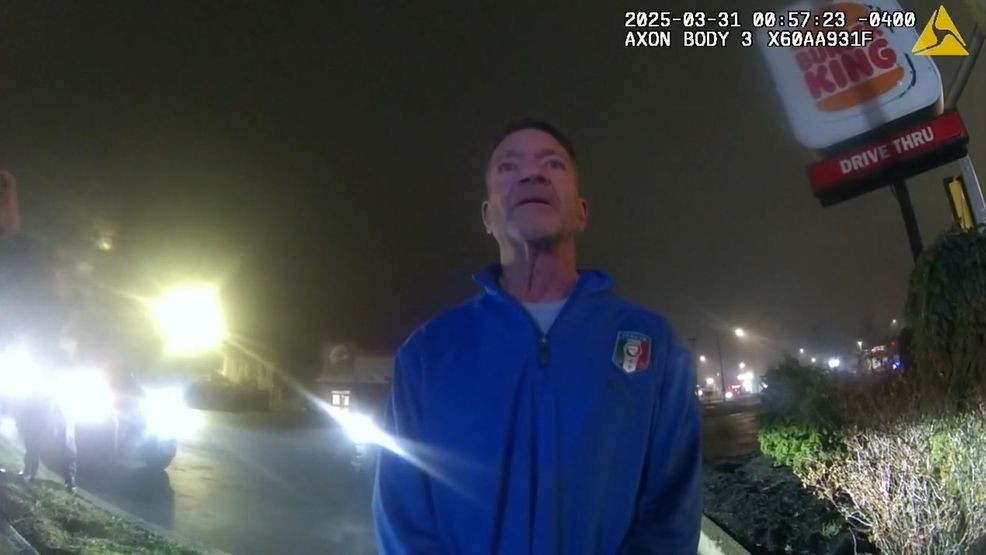 Police bodycam video shows school employee accused of DUI, falling ...