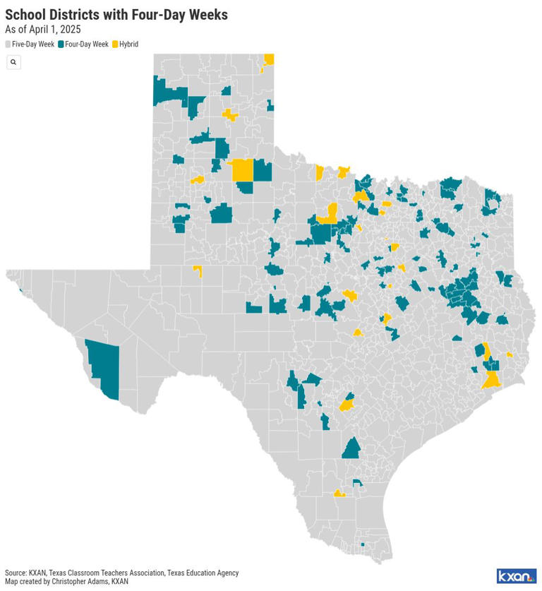 These Texas Panhandle school districts have a 4-day school week in 2025 ...